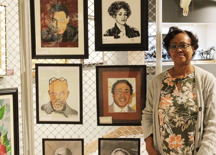 Shirley King displays artwork at CTHC for Black History Month ...