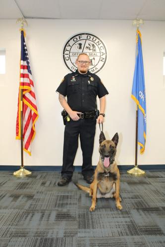 Duncan Police Department’s K-9 Blu to get donation of body armor ...