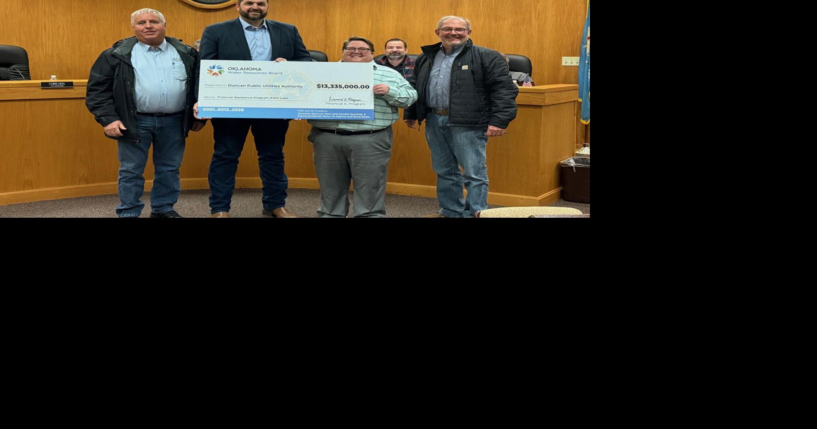 OWRB presents $13.52M to DPUA for water system upgrades | Community ...