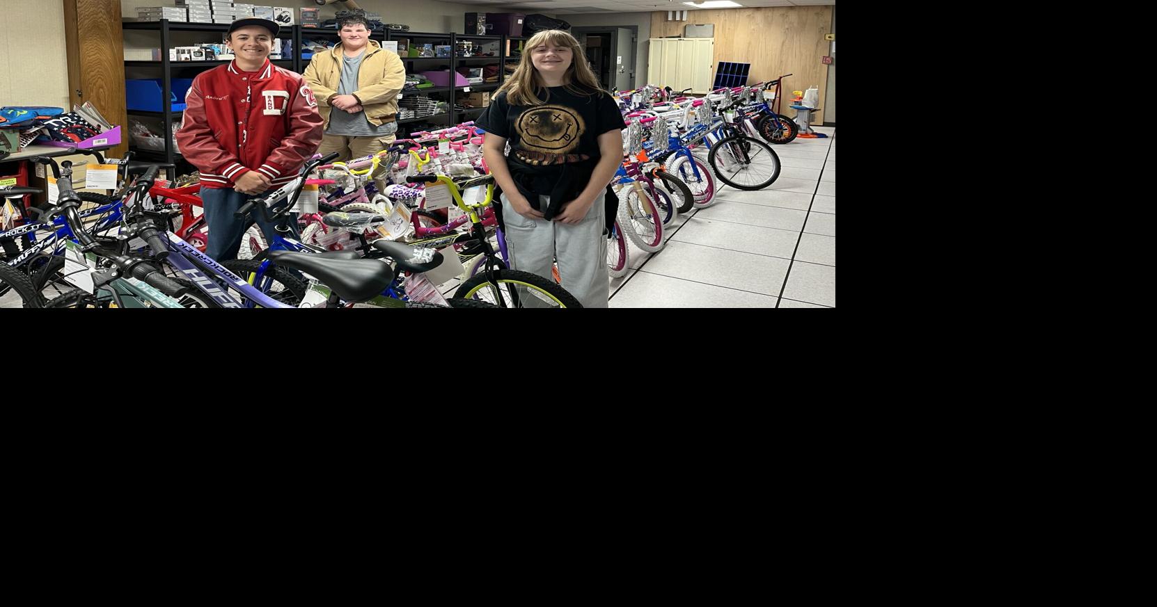 Duncan Band Boosters donate bicycles to Toy Shop | Community ...