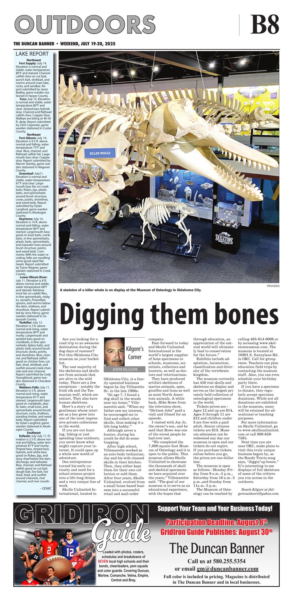 OUTDOORS: Digging them bones | Community | duncanbanner.com