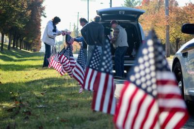 Dundalk Avenue lined with flags for Veterans Day | Local News ...