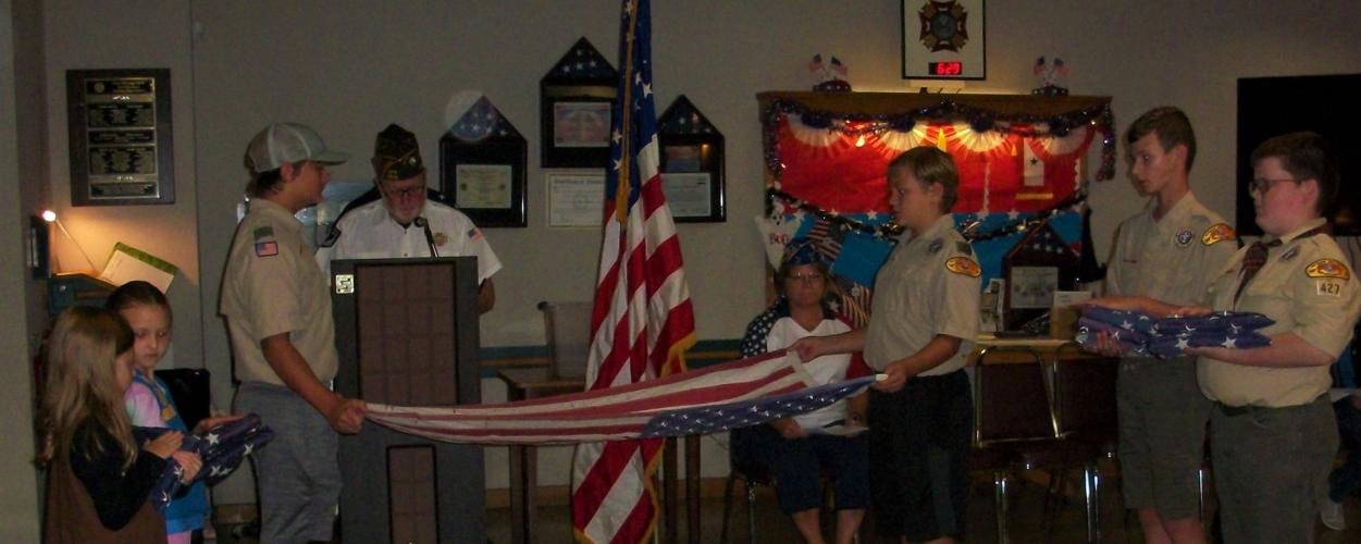 VFW hosts flag retirement ceremony | By the People | dundalkeagle.com