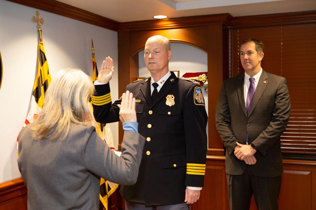 Dennis Delp sworn in as interim police chief of Baltimore County ...