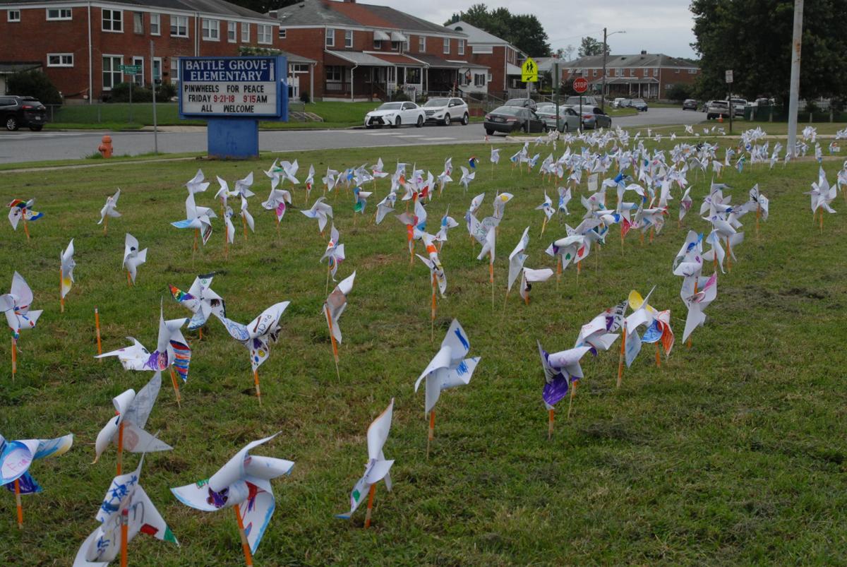 Local students create Pinwheels for Peace | Spotlight | dundalkeagle.com