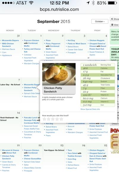 BCPS offers new way to see menus, pay for lunches | Local News ...