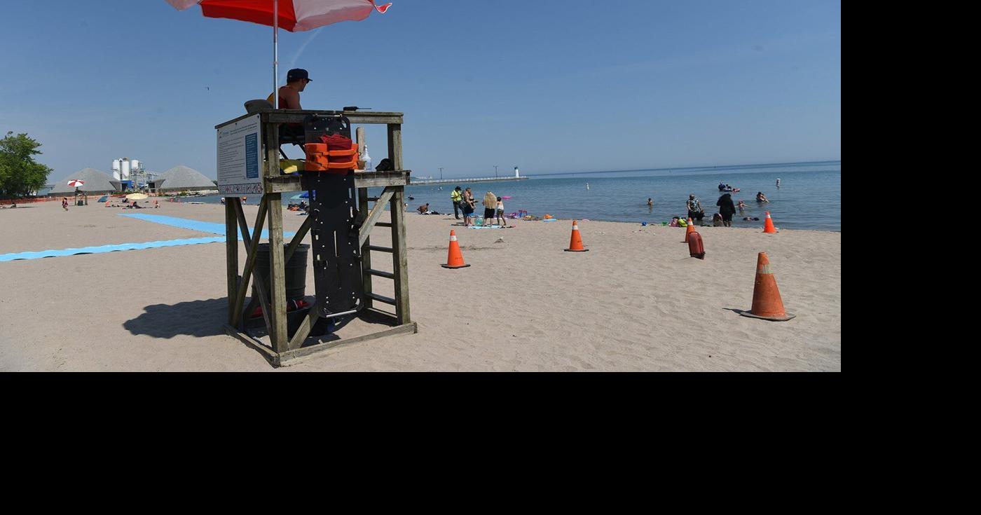 This way to the beach! These Durham beaches are all clear for swimmers