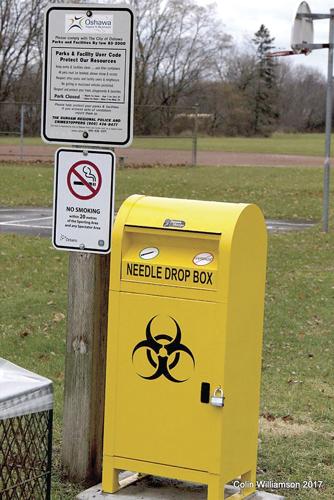 Oshawa adds needle drop boxes to 2 more parks