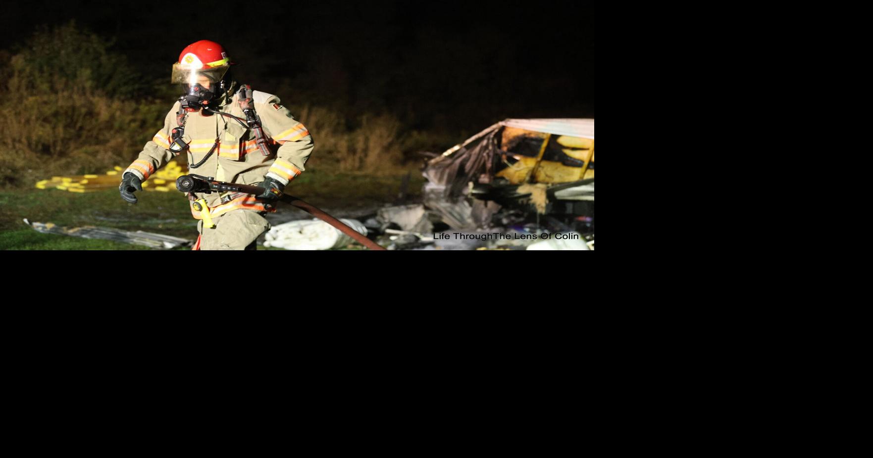 Two people badly burned in Clarington trailer explosion