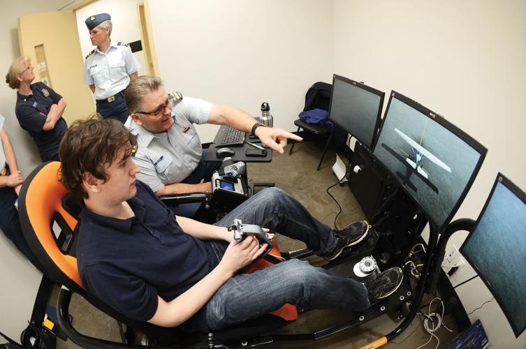 Pickering Air Cadets take to the virtual sky in flight simulator