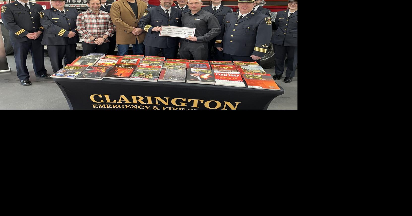 Enbridge Gas funds support Clarington firefighter training