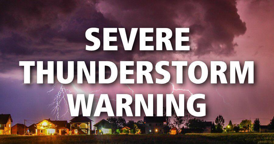 Severe thunderstorm watch issued for north Durham