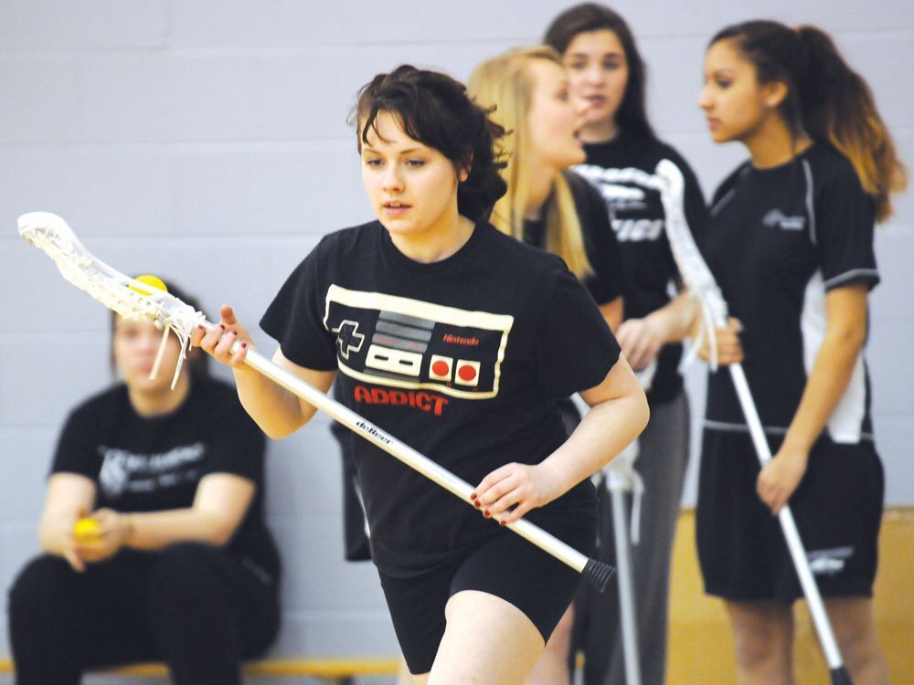 J. Clarke Richardson introducing field lacrosse