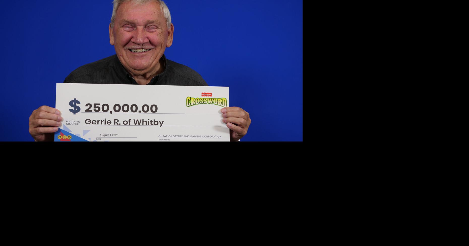 Whitby man ‘had a funny feeling’ about winning lottery ticket