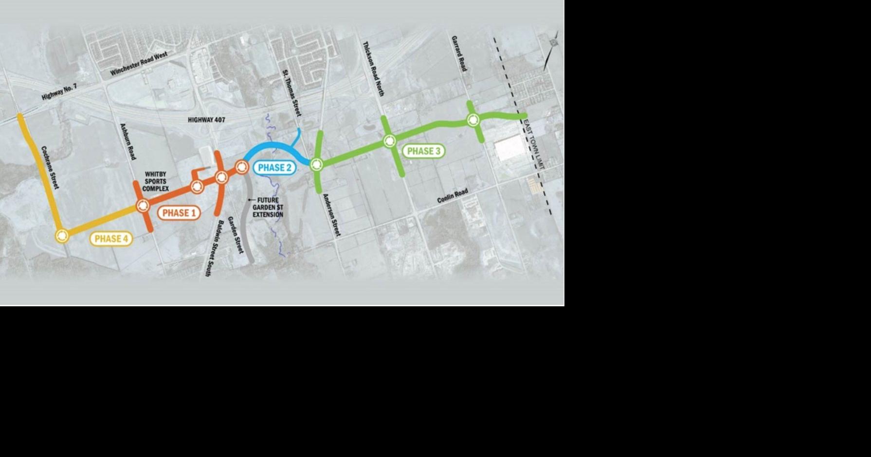 Phase 1 of the Mid-Block Arterial begins in Brooklin