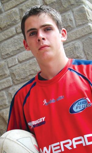 Max Clark finding a niche on the rugby pitch