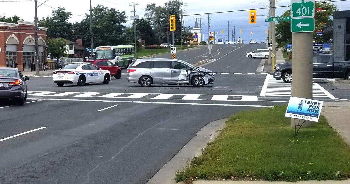 Busy Whitby intersection closed for crash