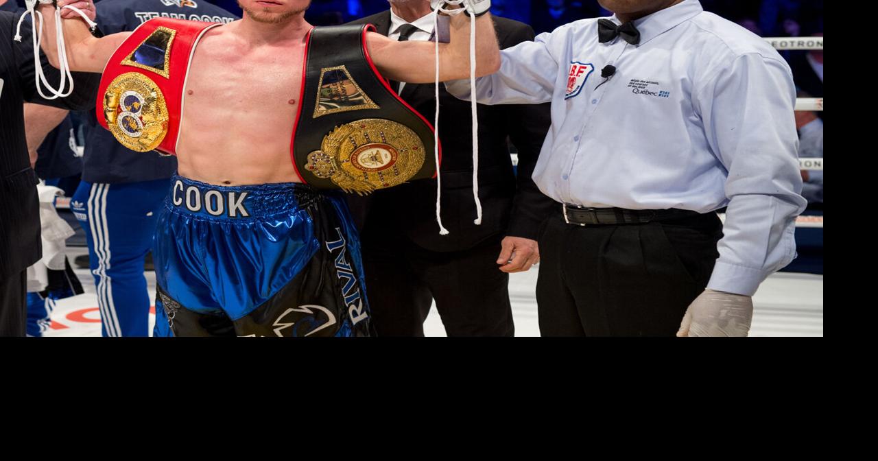 Chaos in the ring after Ajax boxer Brandon 'Bad Boy' Cook knocks out ...