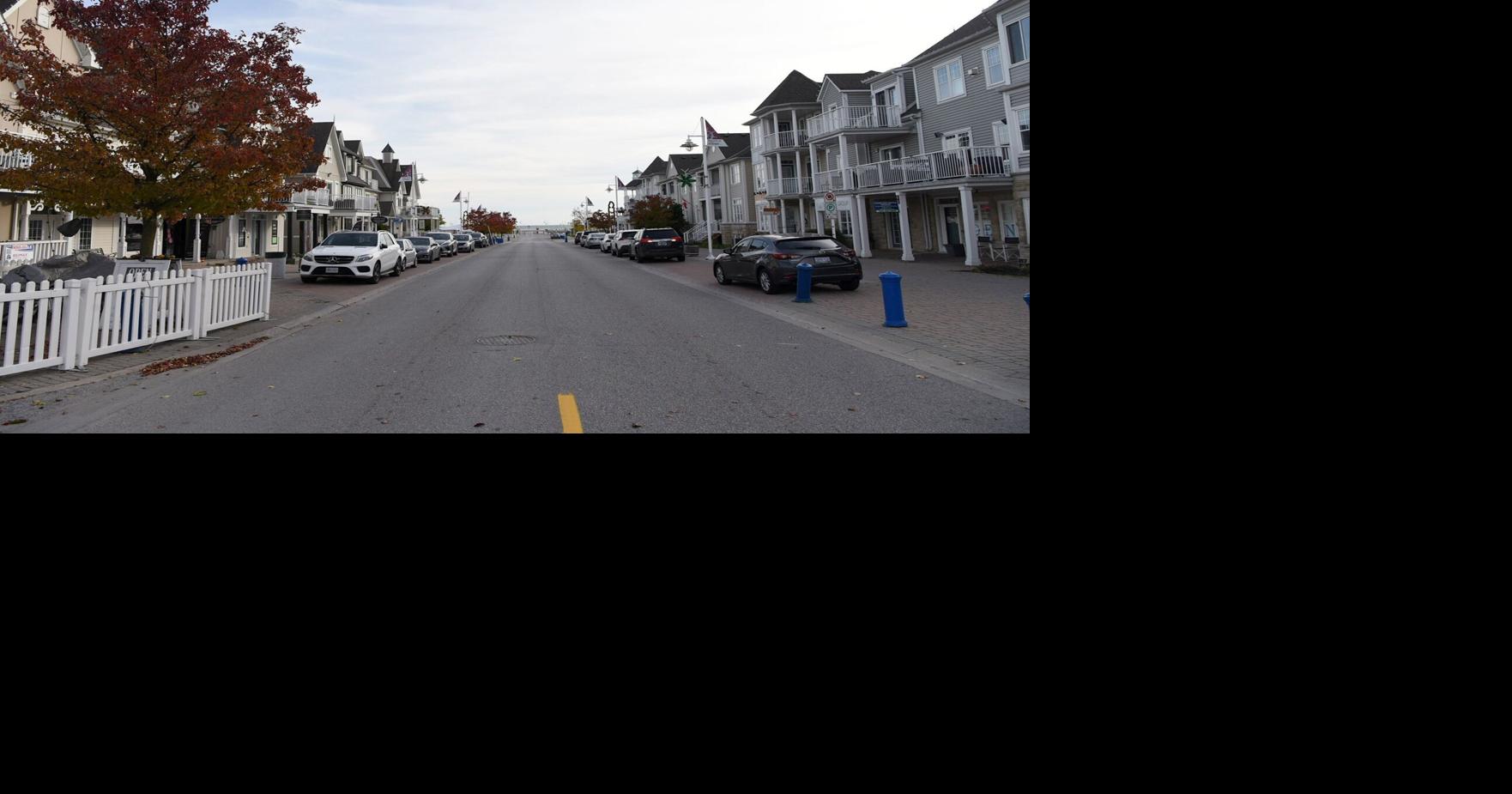 Paid parking in session at Pickering waterfront