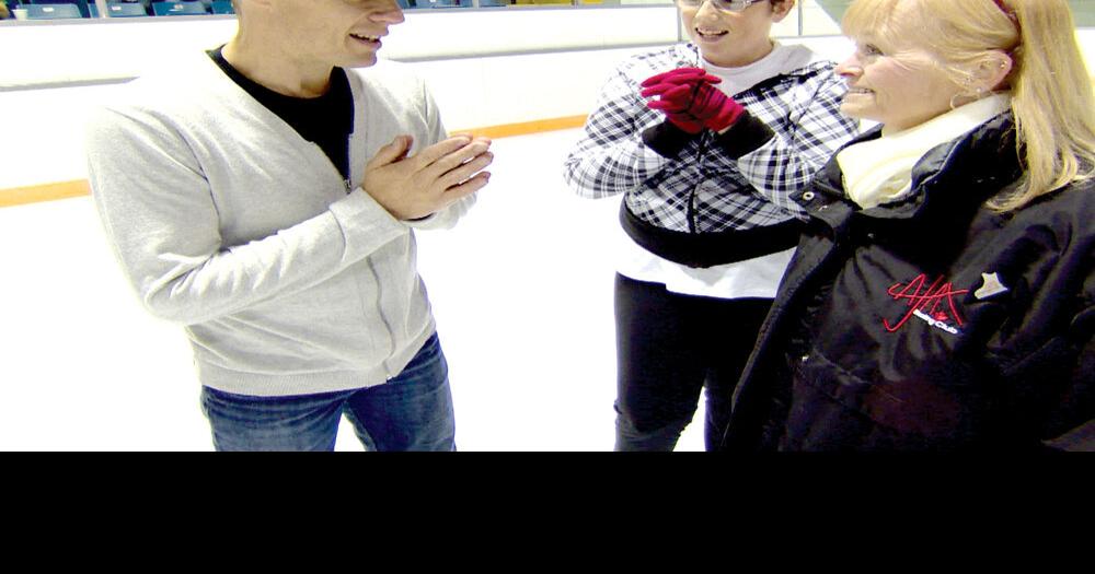 Canadian skating legend surprises Durham coach