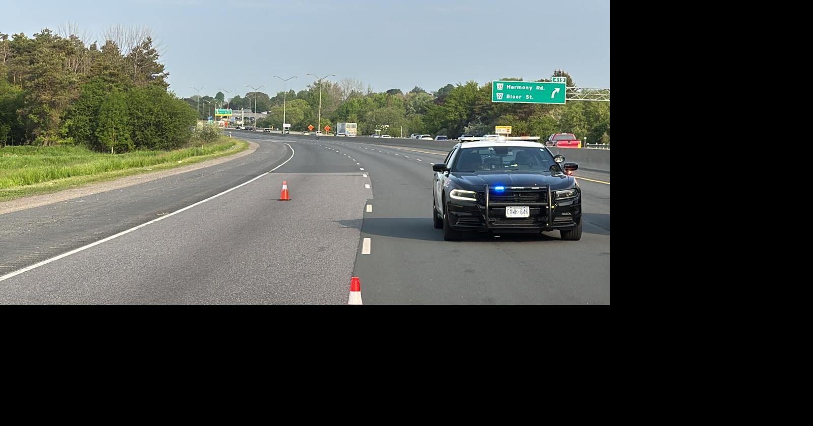 Collision leads to Highway 401 closure in Oshawa: OPP