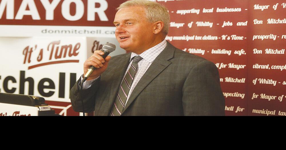 Whitby election results: Don Mitchell takes the mayor's seat