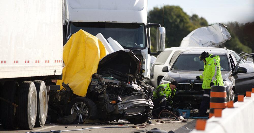 Trucker found guilty in crash that killed four on 401 in Whitby