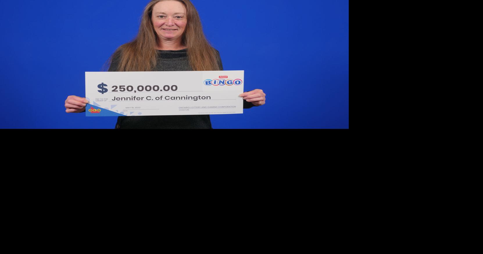 Cannington woman wins $250K through Instant Bingo