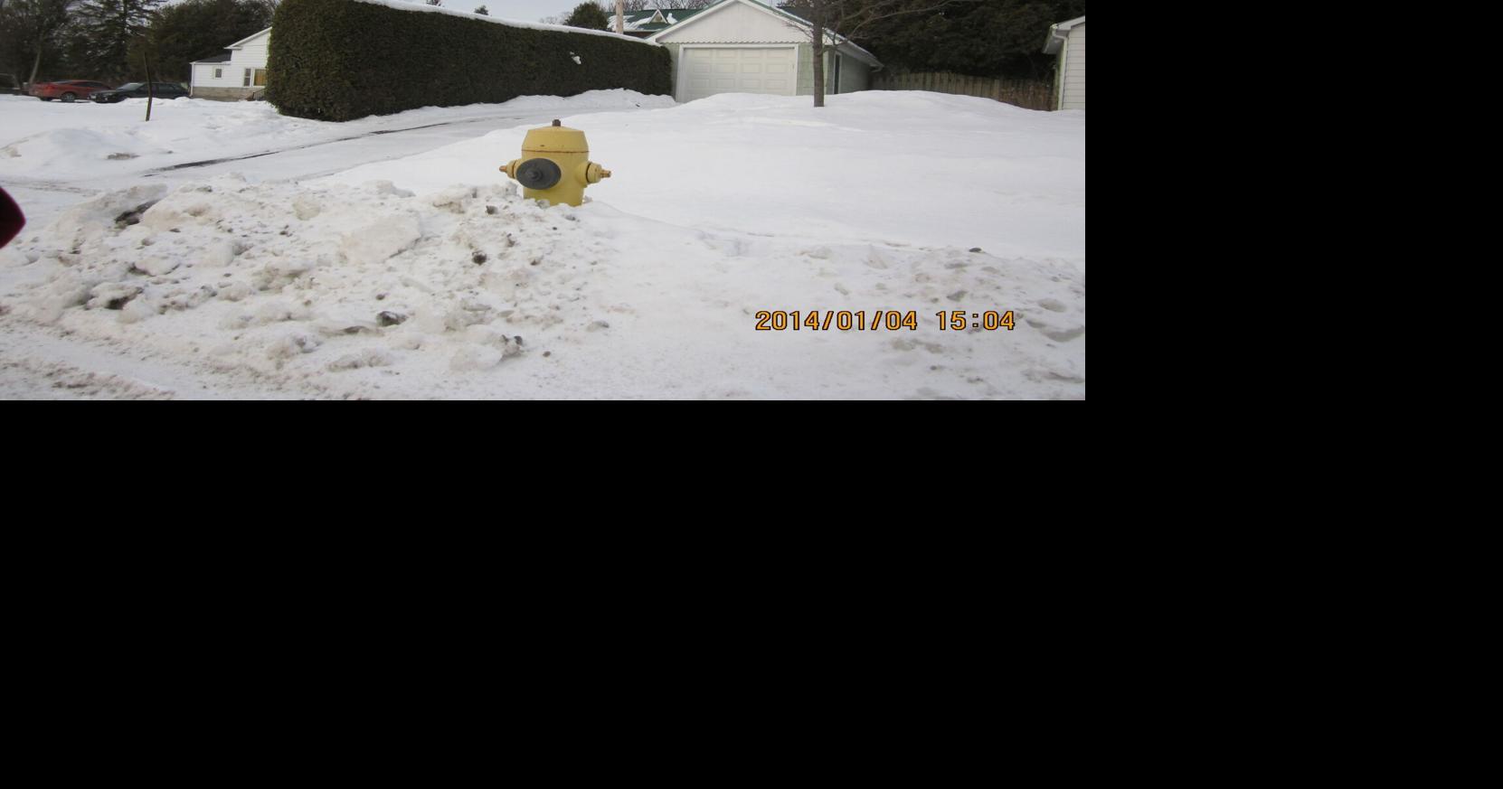 Don't forget to clear the snow away from fire hydrants