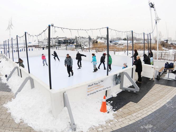 millennium square skating
