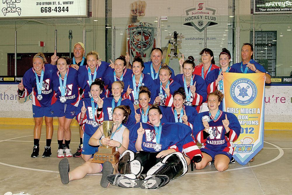 Whitby girls win third straight Ontario lacrosse title