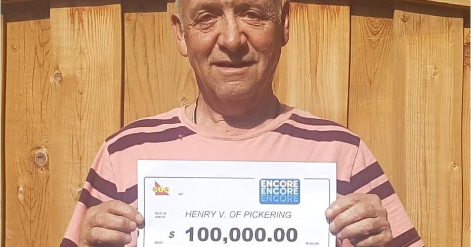 Pickering man wins $100K in lottery