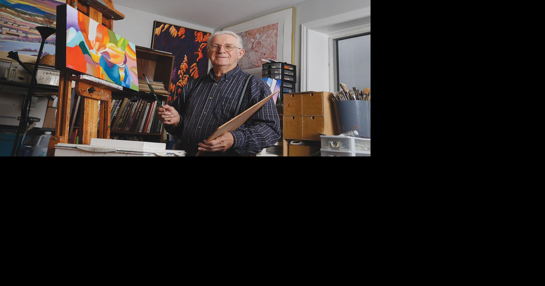 Ajax artist and musician Charles Burke can play a tune — and paint it