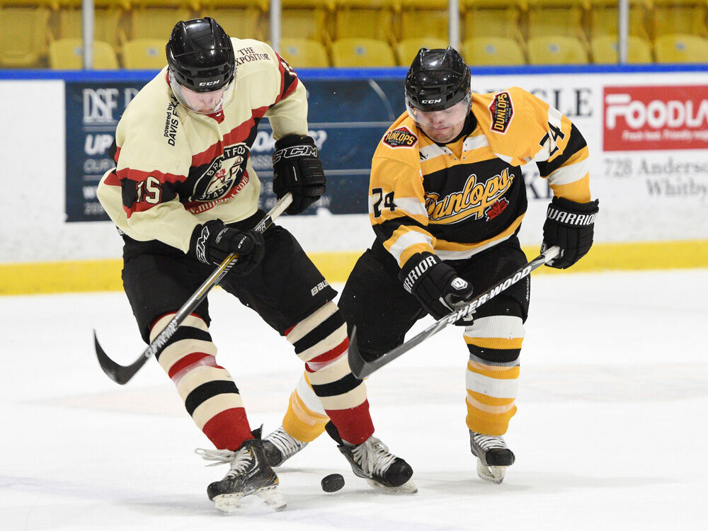 Whitby Dunlops lose home ice to Brantford Blast in Allan Cup Hockey ...