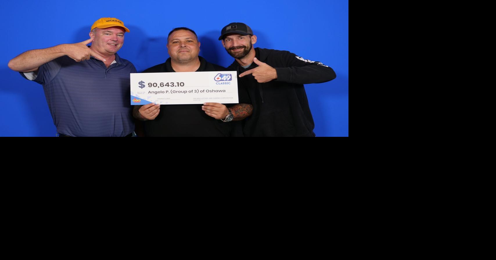 Oshawa residents win big Lotto 6/49 prize