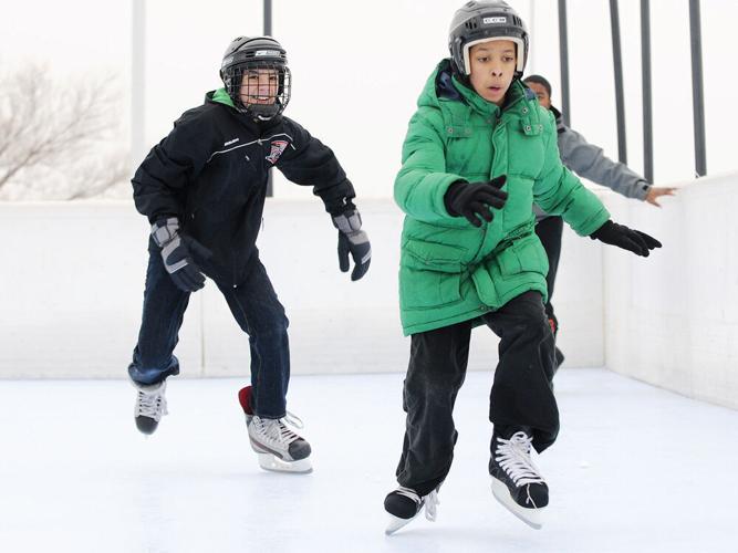 millennium square skating
