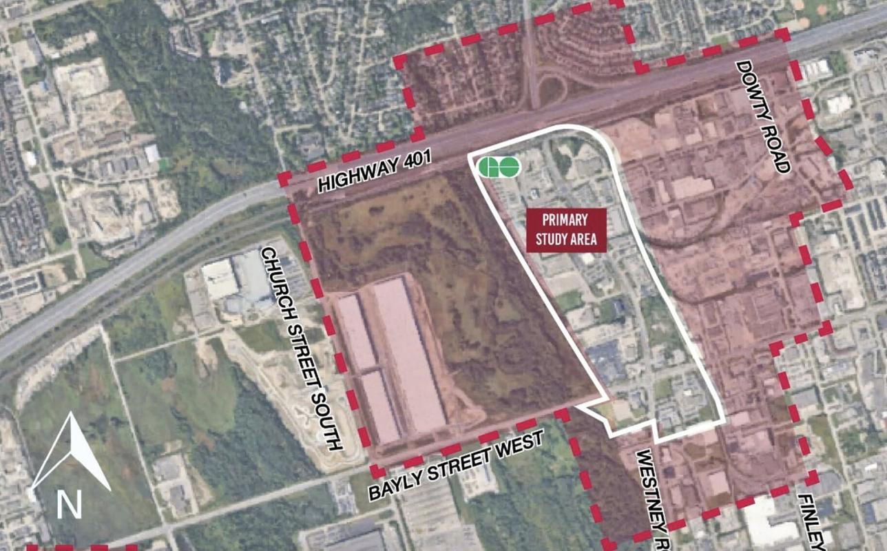 Ajax planning for intensified GO Station area