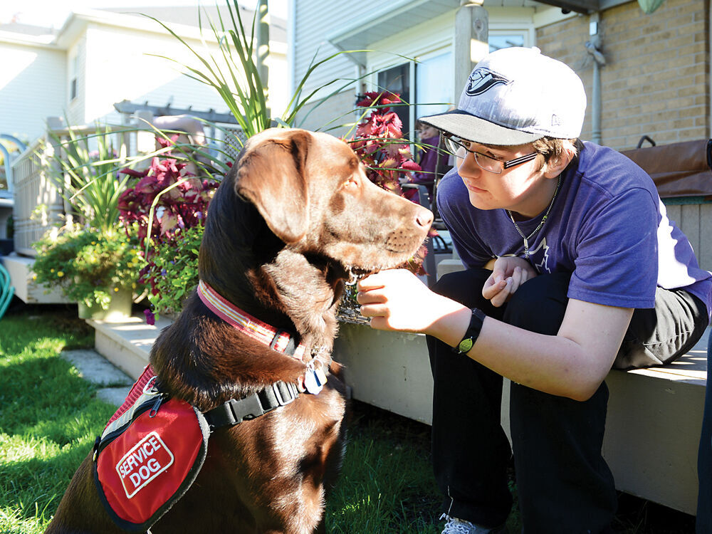 Service dog leads the way for autistic Whitby boy