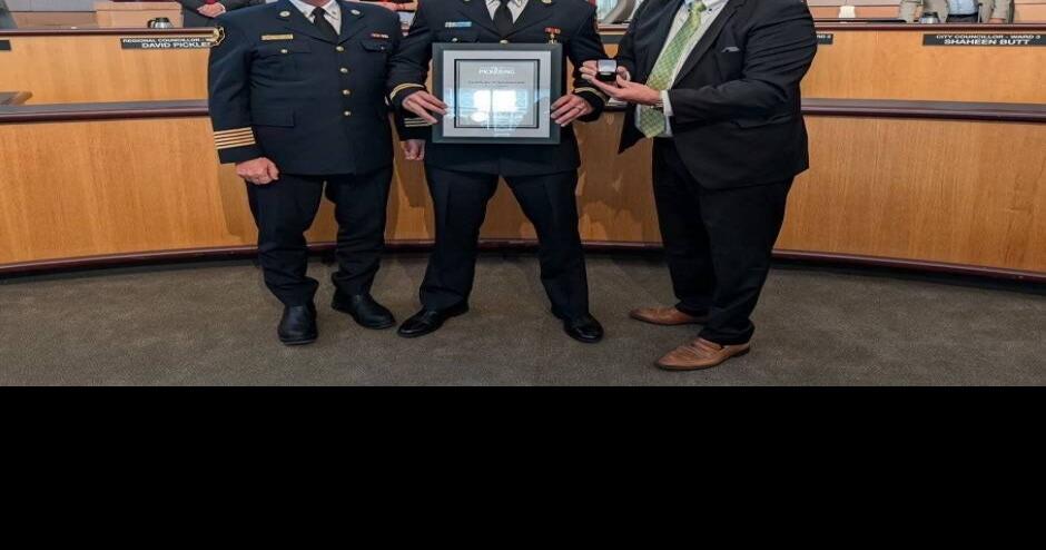 Pickering honours firefighter who risked life to save others