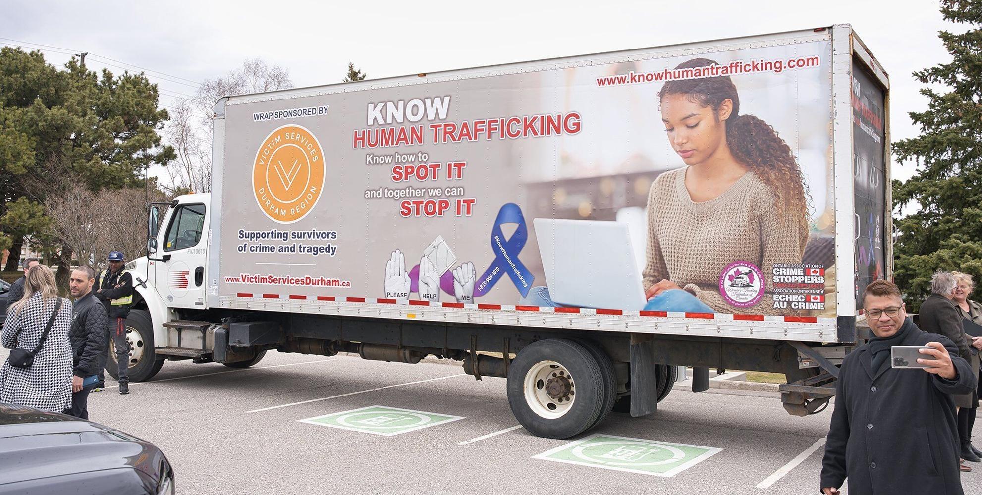 Human trafficking awareness campaign hits Ontario highways