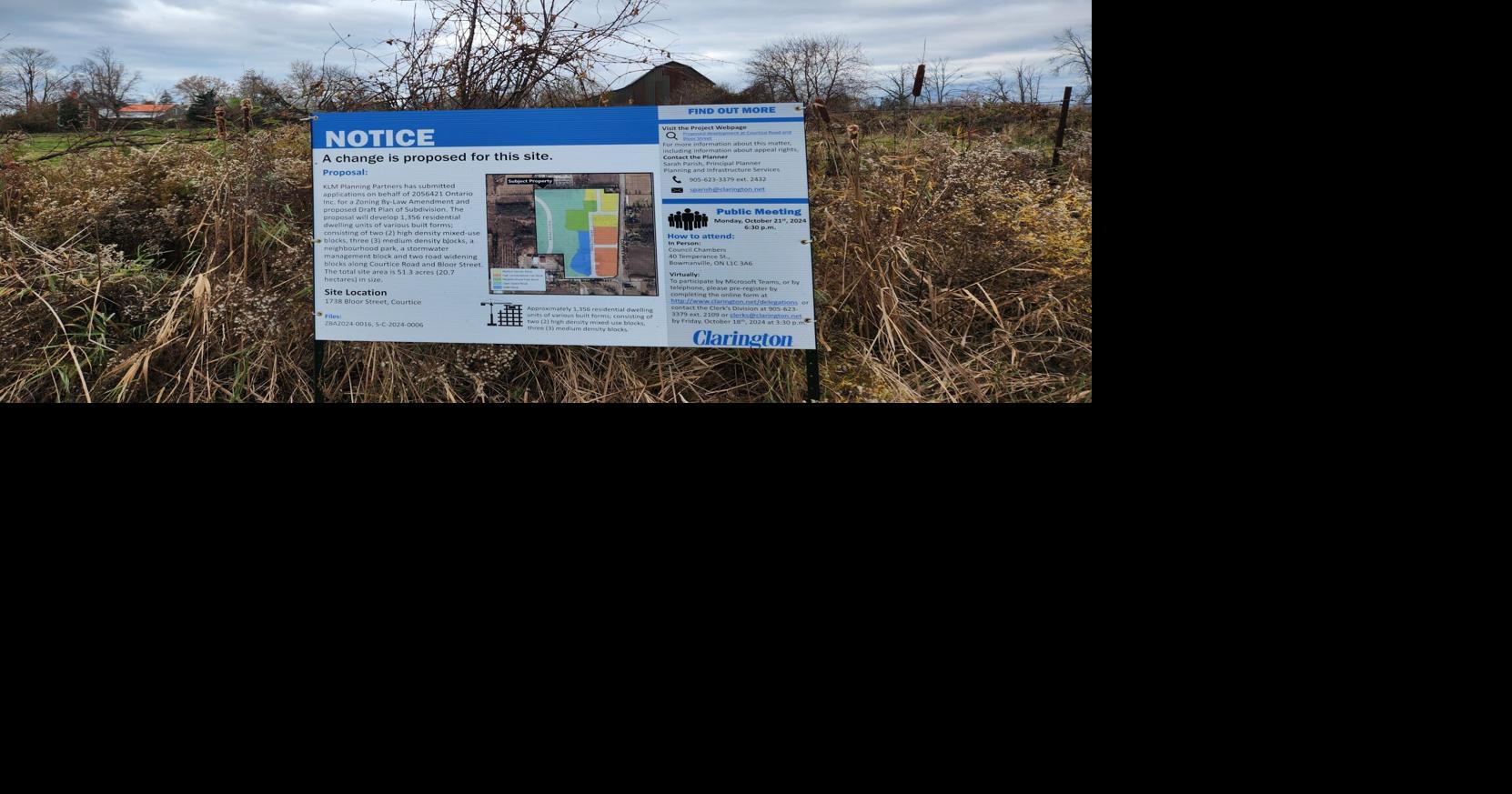 Residents have questions as development booms in Courtice