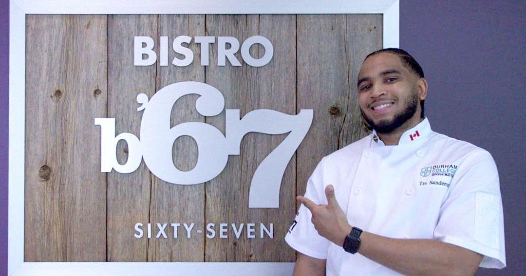 Tre Sanderson returns to Durham College as a ‘Top Chef’
