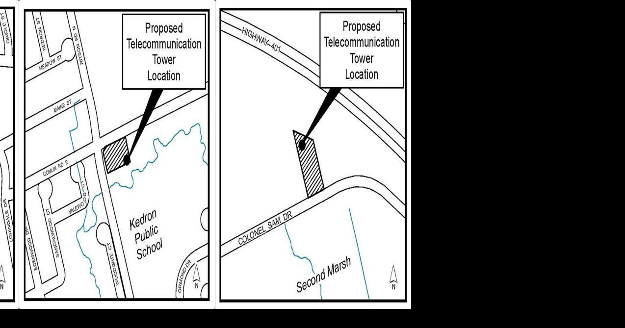 3 new Rogers towers planned for Oshawa