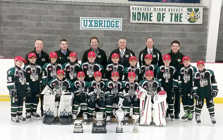 Uxbridge Stars Novice “A” hockey team wins the OMHA Championship after ...