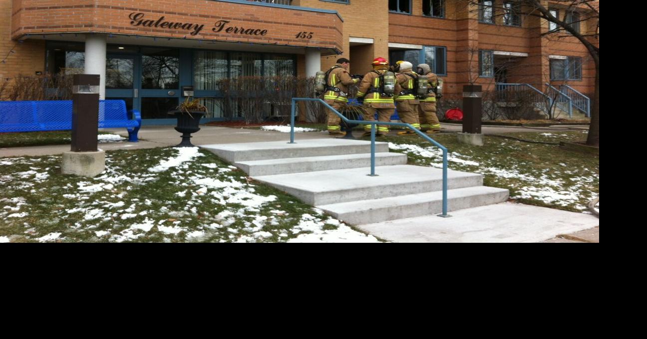 Oshawa fire department at fire in seniors' complex