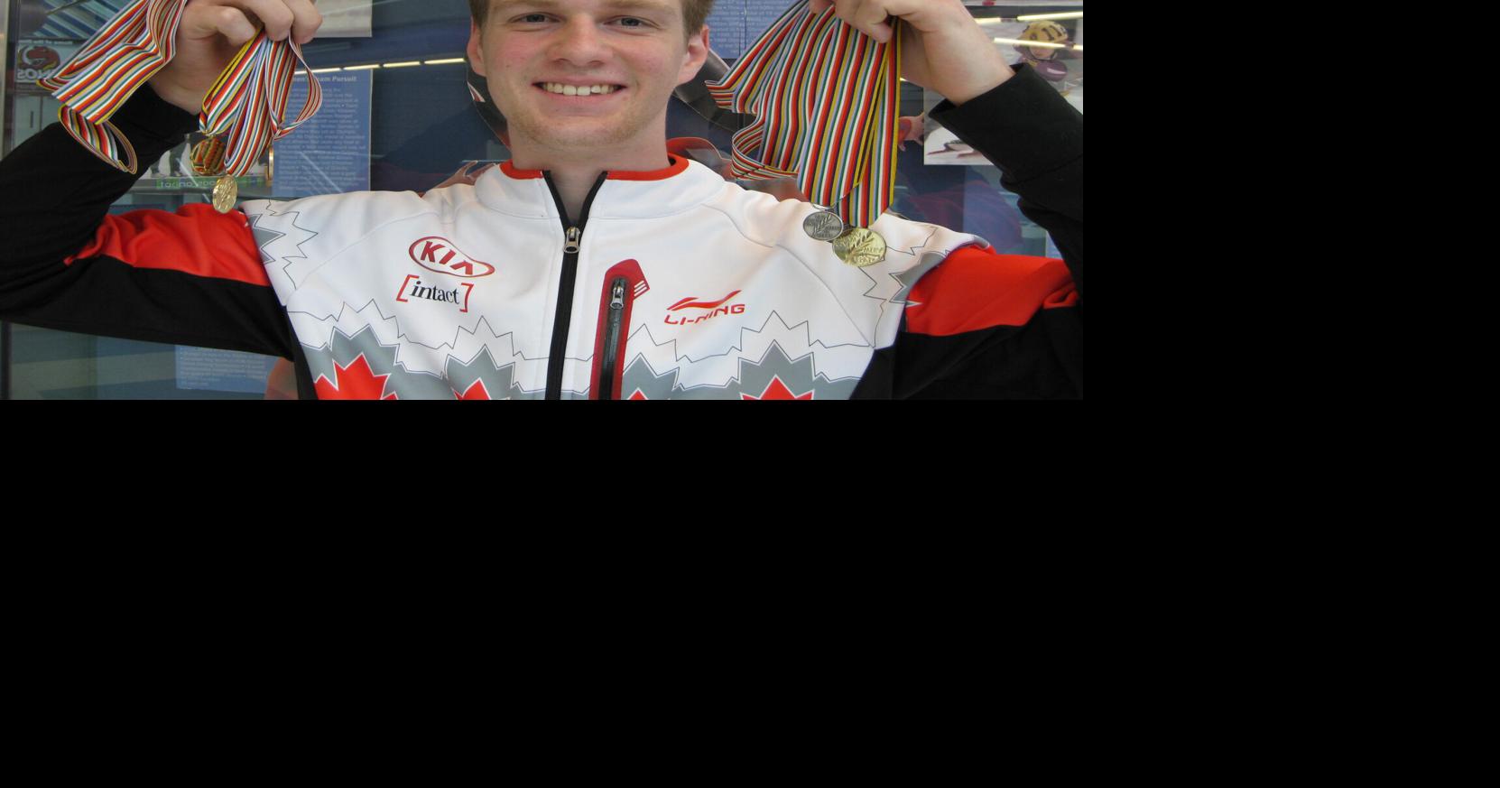 Oshawa's Ben Donnelly on top of the world training at Calgary's Olympic Oval