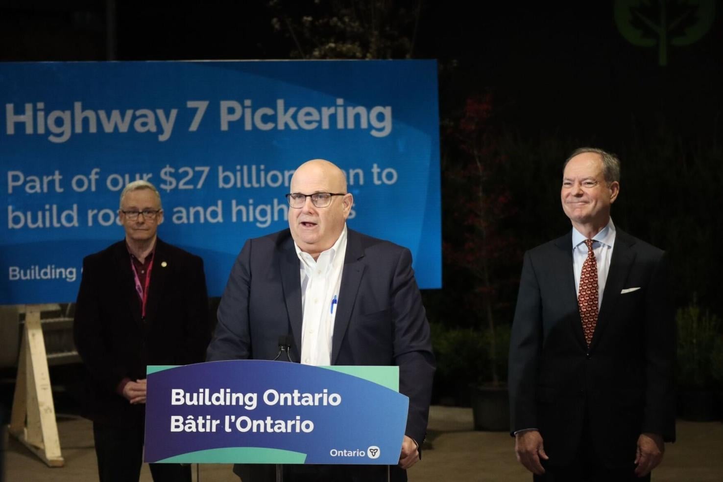 Ontario to expand Hwy. 7 from Pickering to Markham