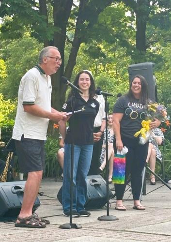 Clarington cheers on Ava Stewart ahead of Paris 2024