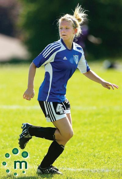 Oshawa's Hollie Babut hauls in the soccer awards at Ashford