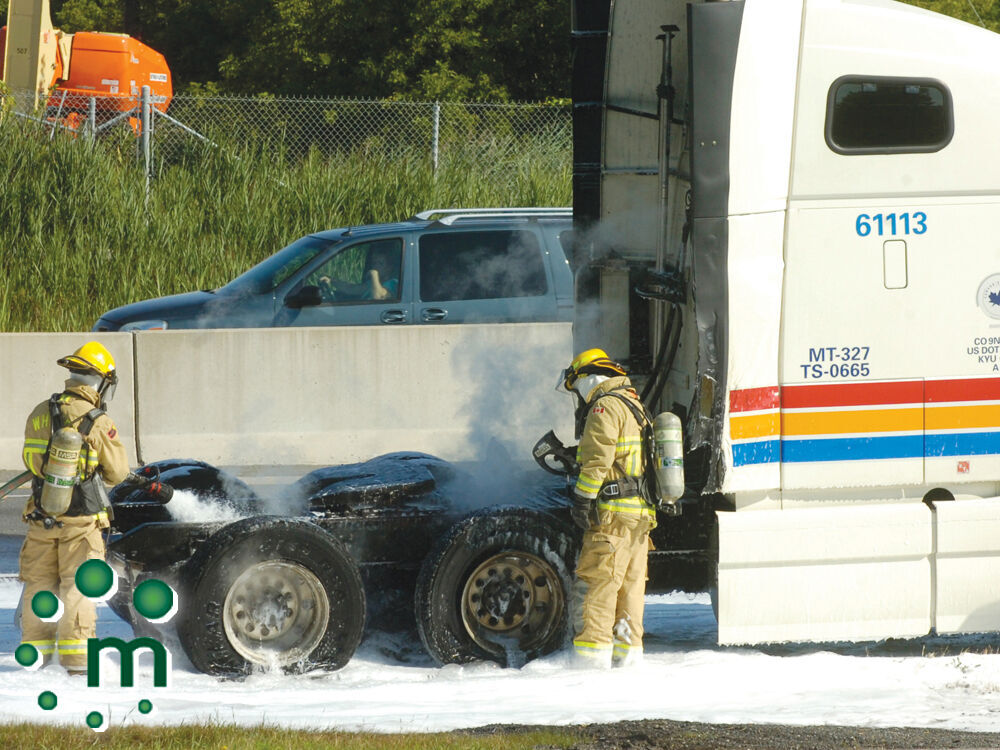 Truck fire causes traffic troubles on Hwy 401 in Whitby